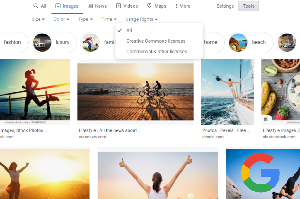 Google Removes Labeled for Reuse Options from Google Image Search Tools